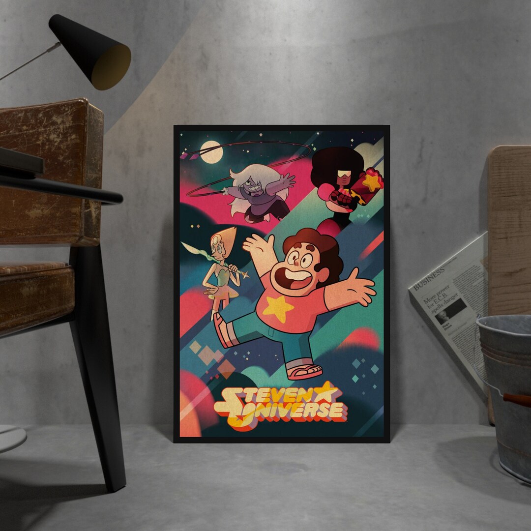 Steven Universe Retro Poster Movie Wall Art Gift Anime Wall - Etsy