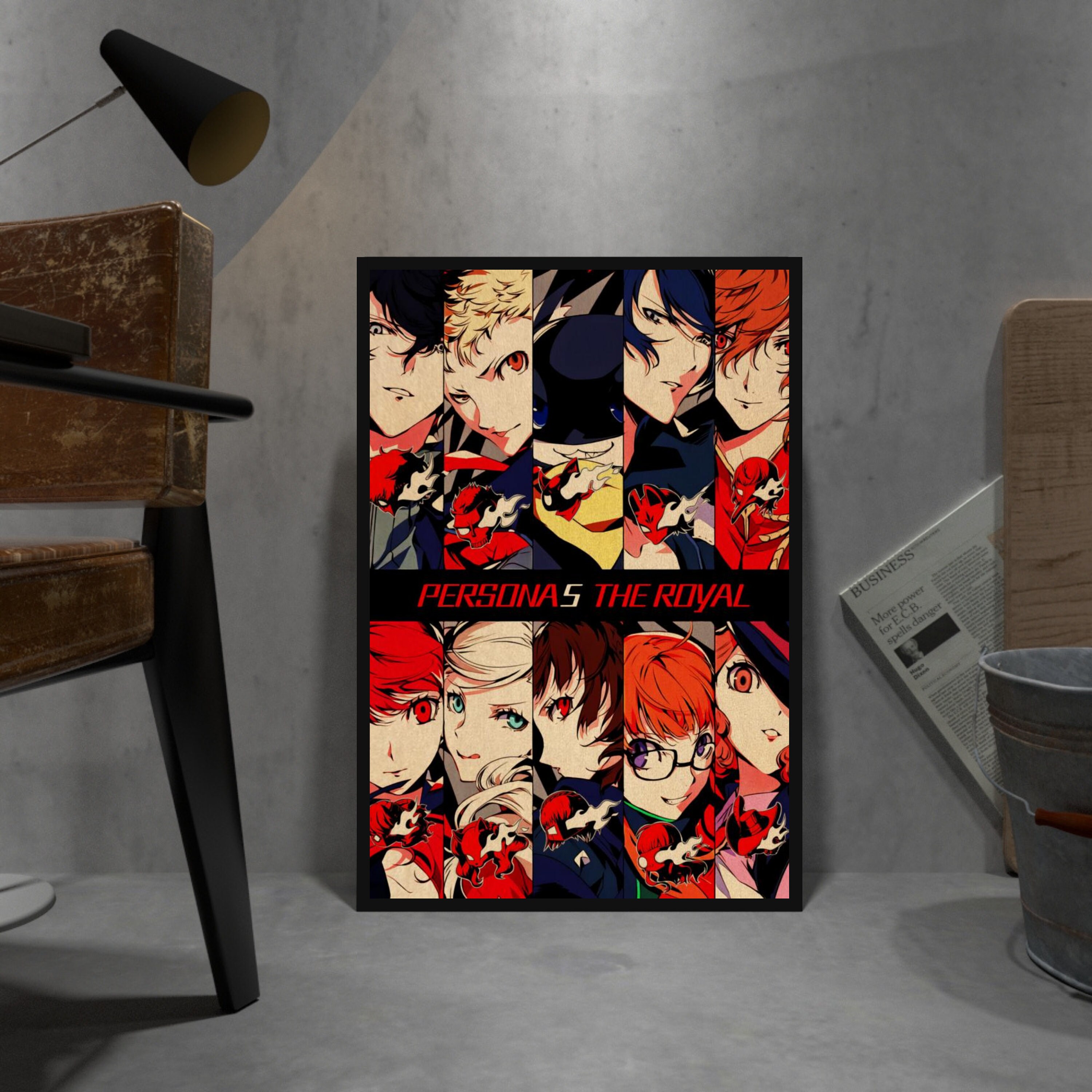 Persona 5 Poster Kraft Paper Print Movie Wall Art Gift - Etsy