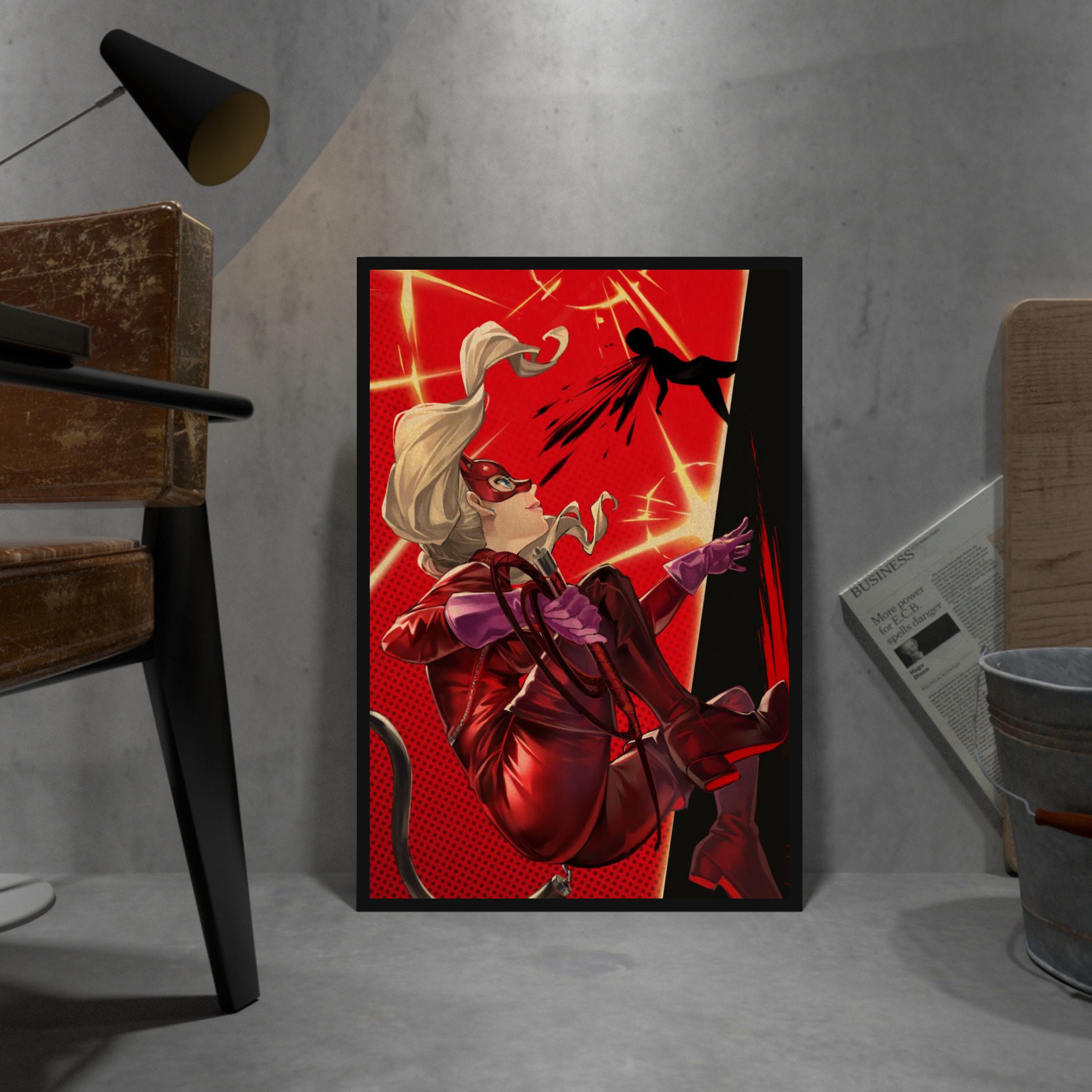 Persona 5 Poster, Kraft Paper Print, Movie Wall Art Gift, Anime Wall ...