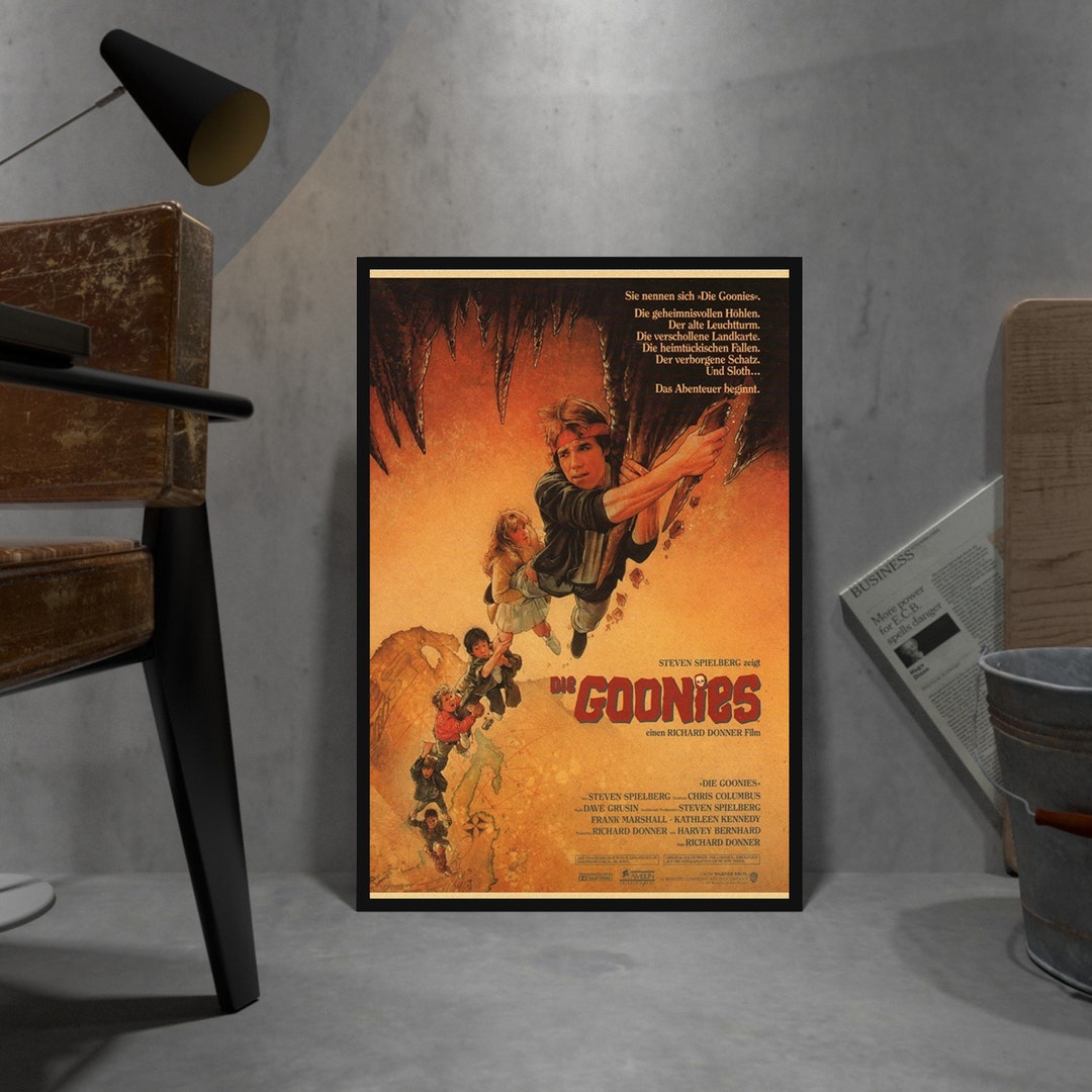 The Goonies Poster, Kraft Paper Print, Movie Wall Art Gift, Anime Wall ...