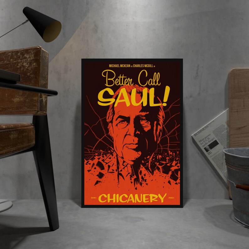 Better Call Saul Retro Poster, Kraft Paper Print, Movie Wall Art Gift ...
