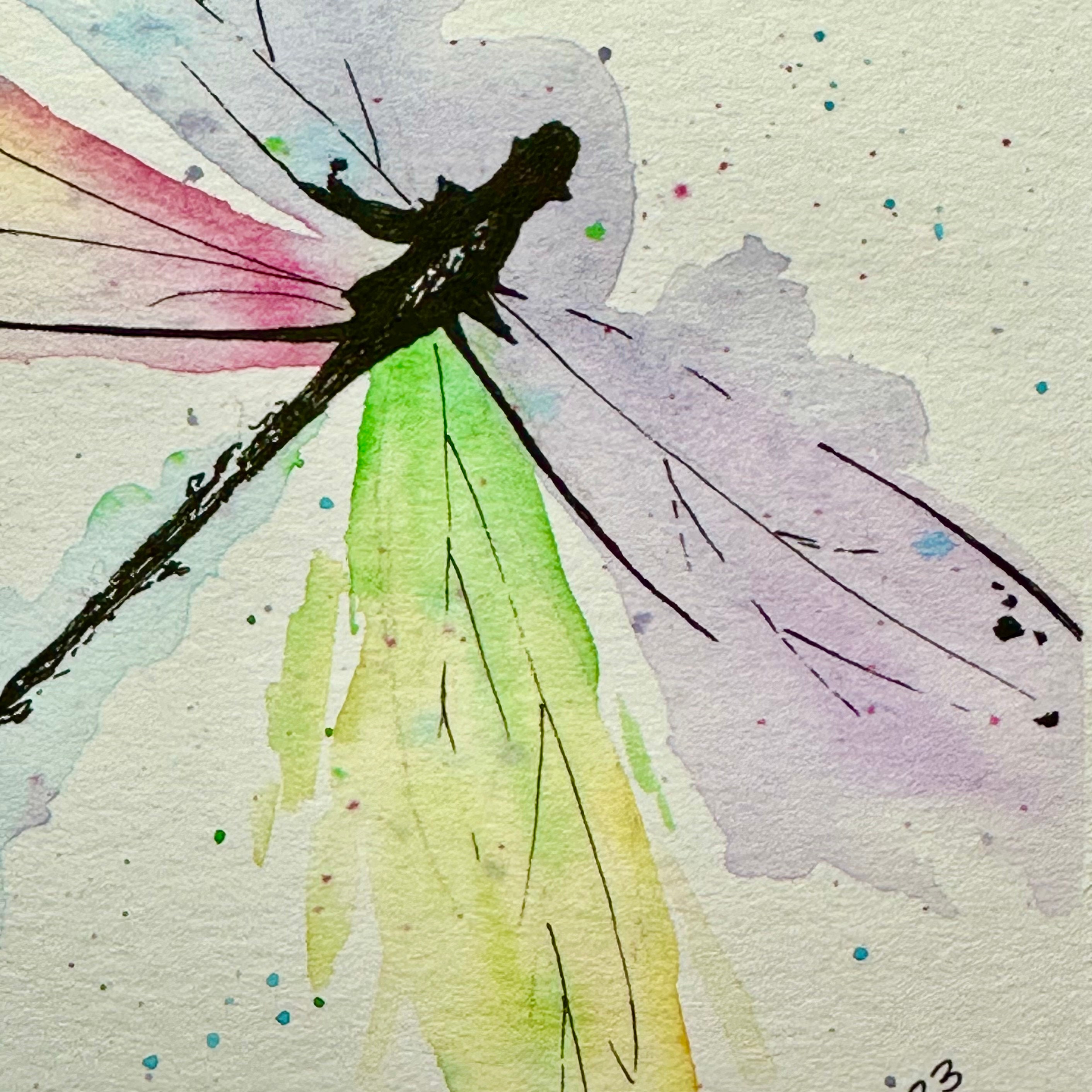 Special Visitor Original Watercolor - Etsy