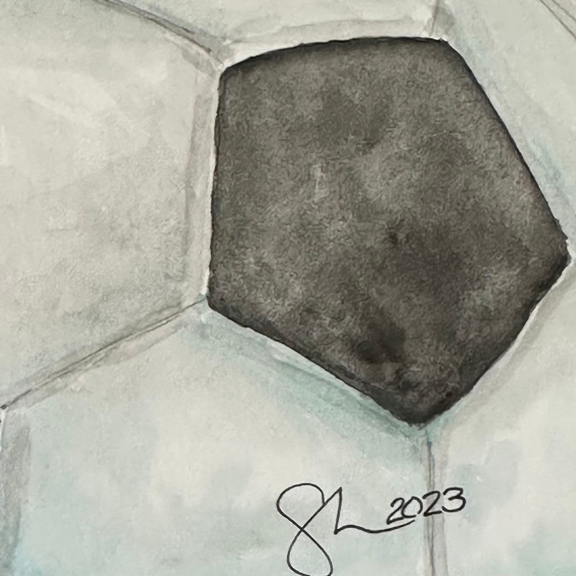 Goal Kick Original Watercolor - Etsy