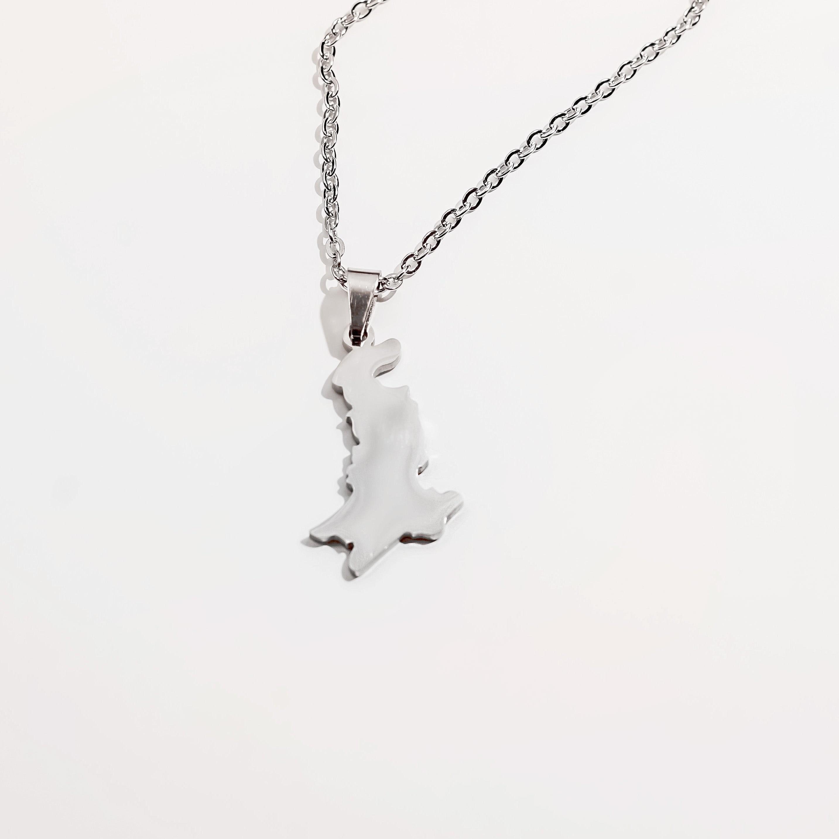 Pakistan Map Pendant Necklace - Etsy