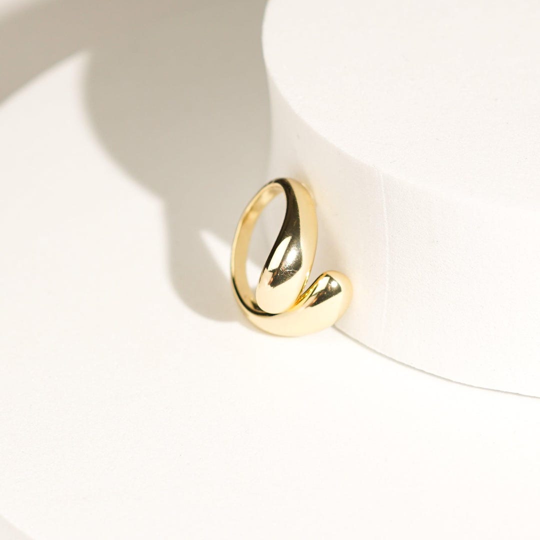 Dome Wrap Ring - Etsy