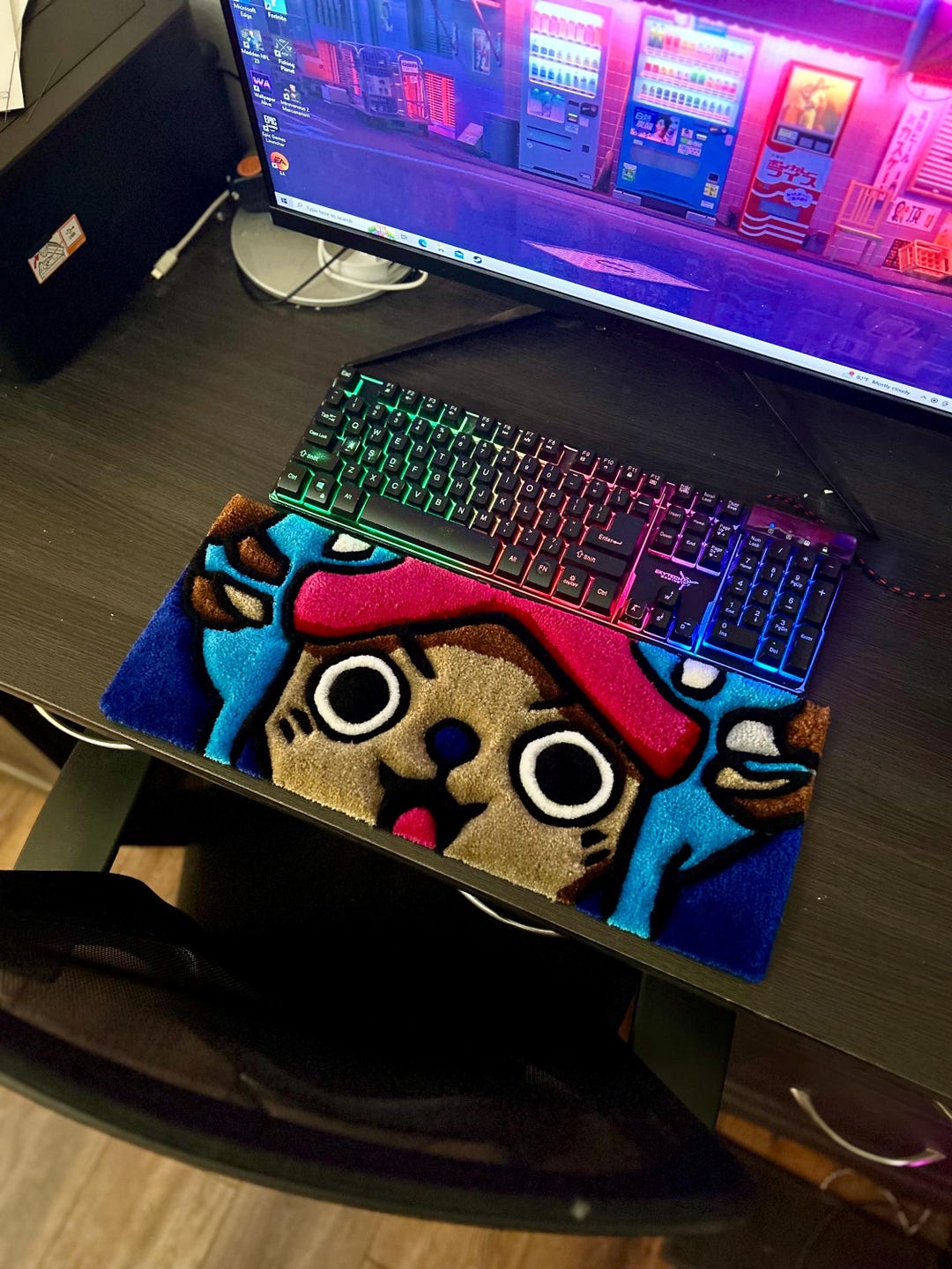 Chopper Keyboard Rug - Etsy