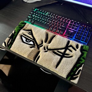Handmade Tufted Zoro Keyboard Rug - Etsy