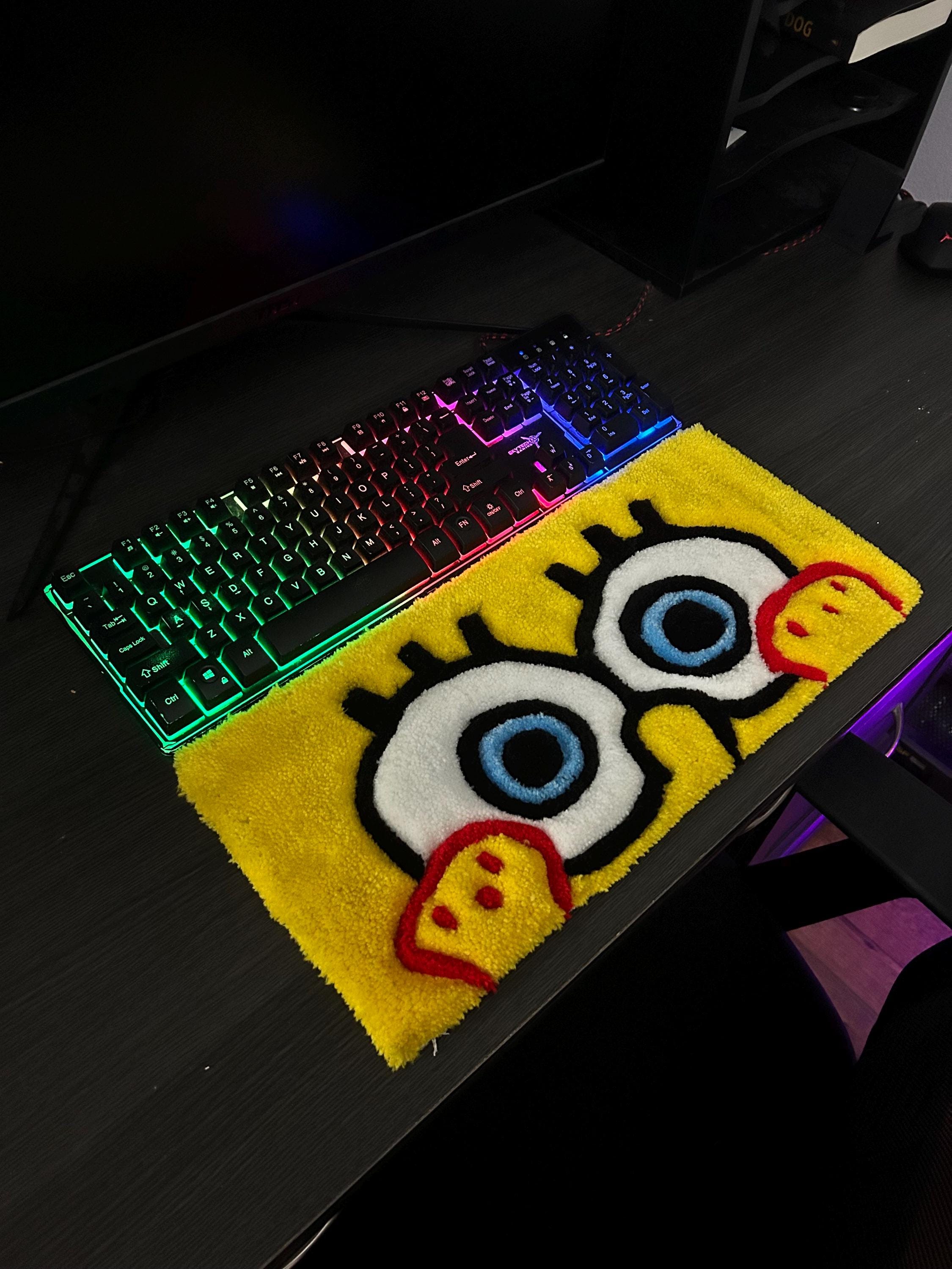 Spongebob Keyboard Rug - Etsy