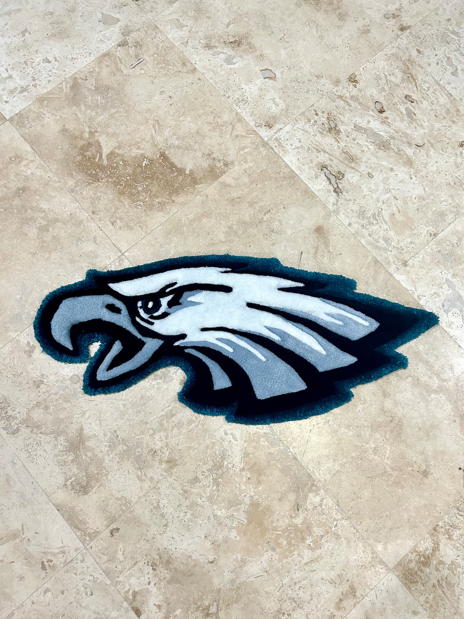 Handmade Tufted Philadelphia Eagles Rug - Etsy