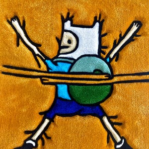 Handmade Adventure Time Rug - Etsy