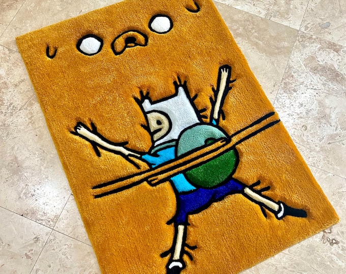 Handmade Adventure Time Rug - Etsy