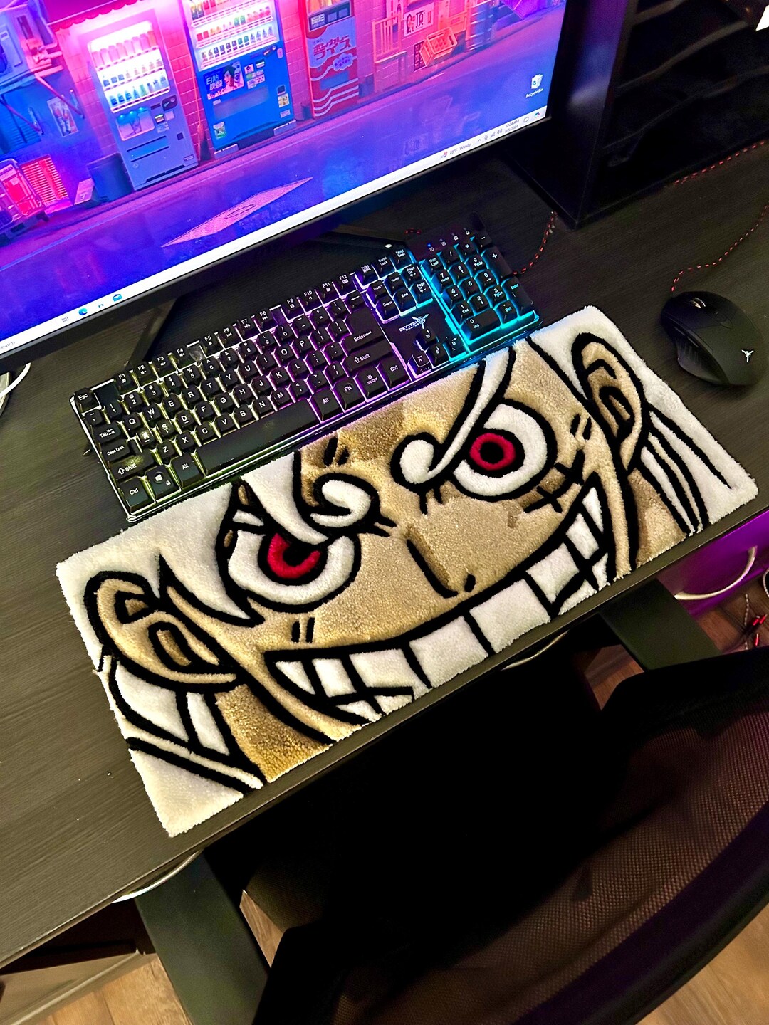 Luffy Gear 5 Keyboard Rug - Etsy