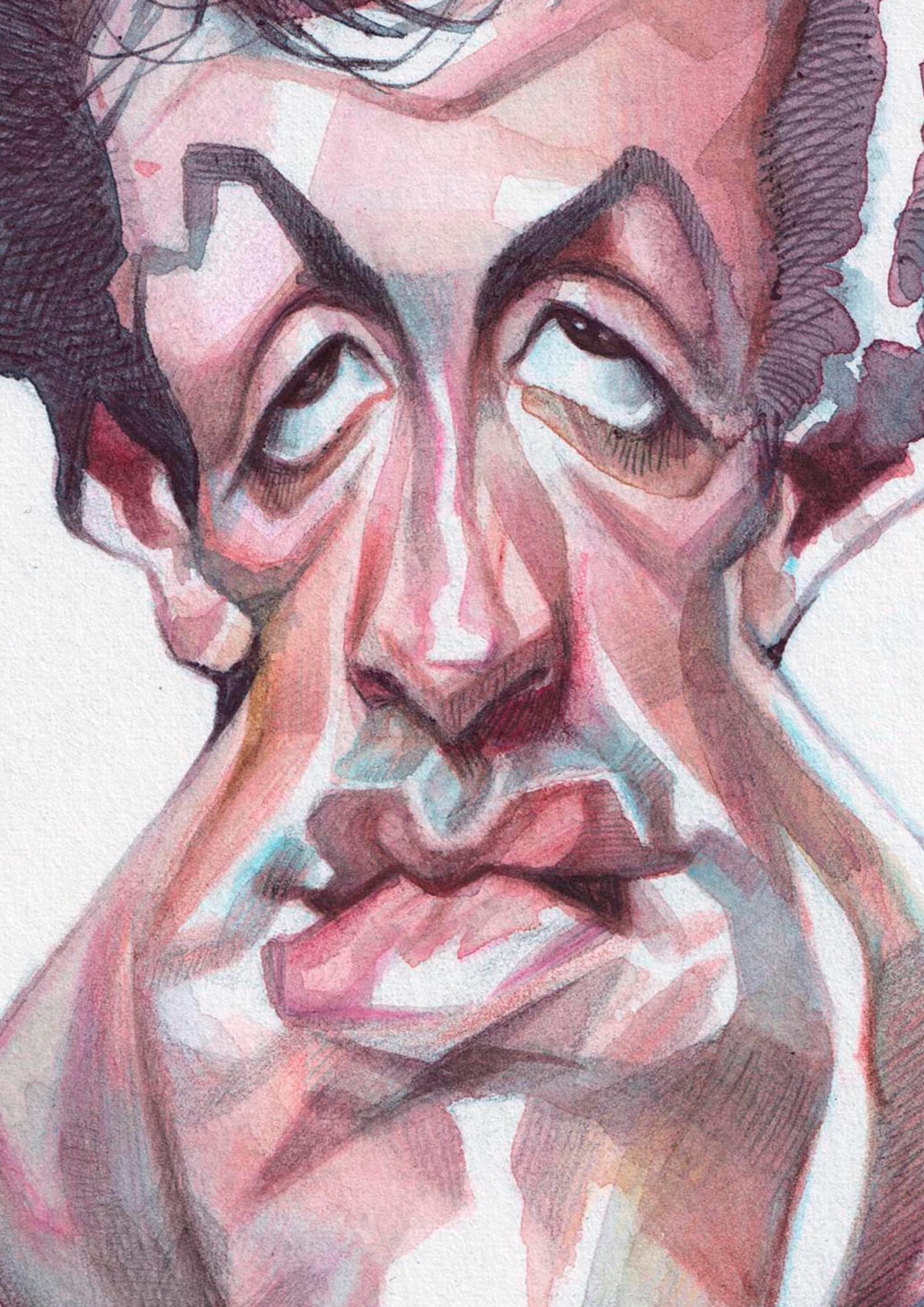Caricature of Sylvester Stallone - Etsy
