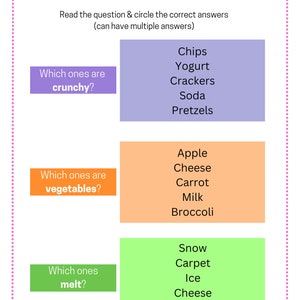 Attention and Memory Tasks Speech Therapy DIGITAL COPY - Etsy