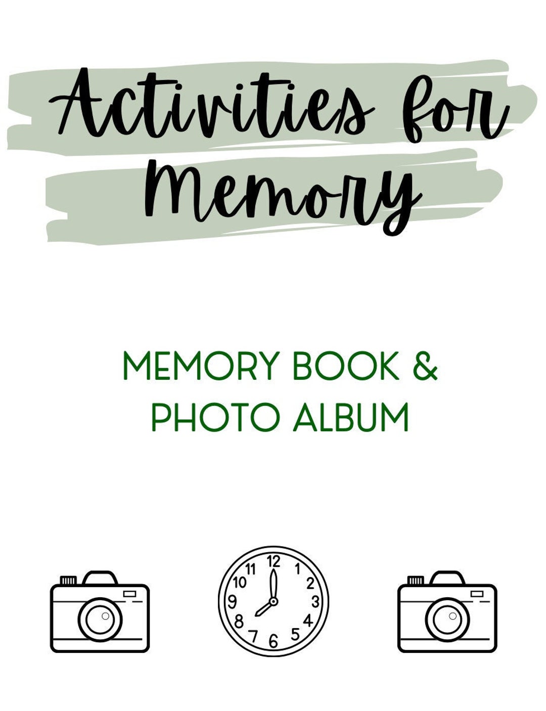 Memory Workbook - Etsy