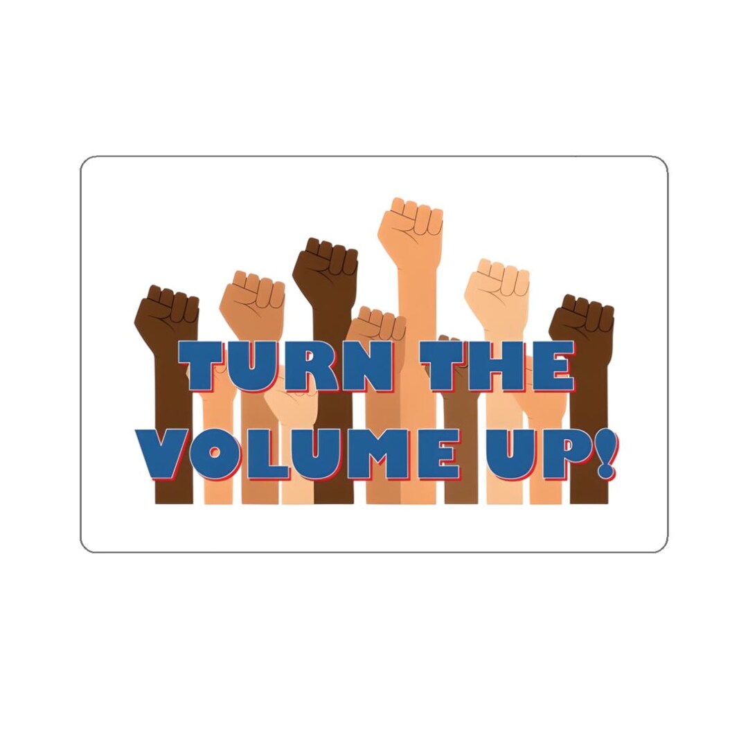 Turn the Volume Up: Zohran Mamdani NYC Mayor Sticker | Die-cut Sticker ...