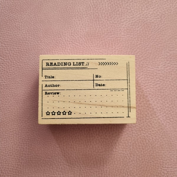 Book Review Stamp - Etsy
