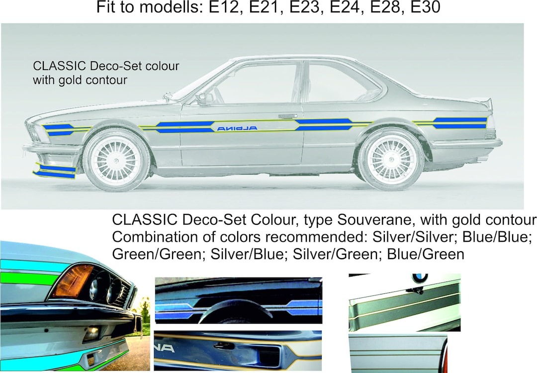 Alpina CLASSIC Deco-set Colour With Contour, Type Souverane E12, E21 ...