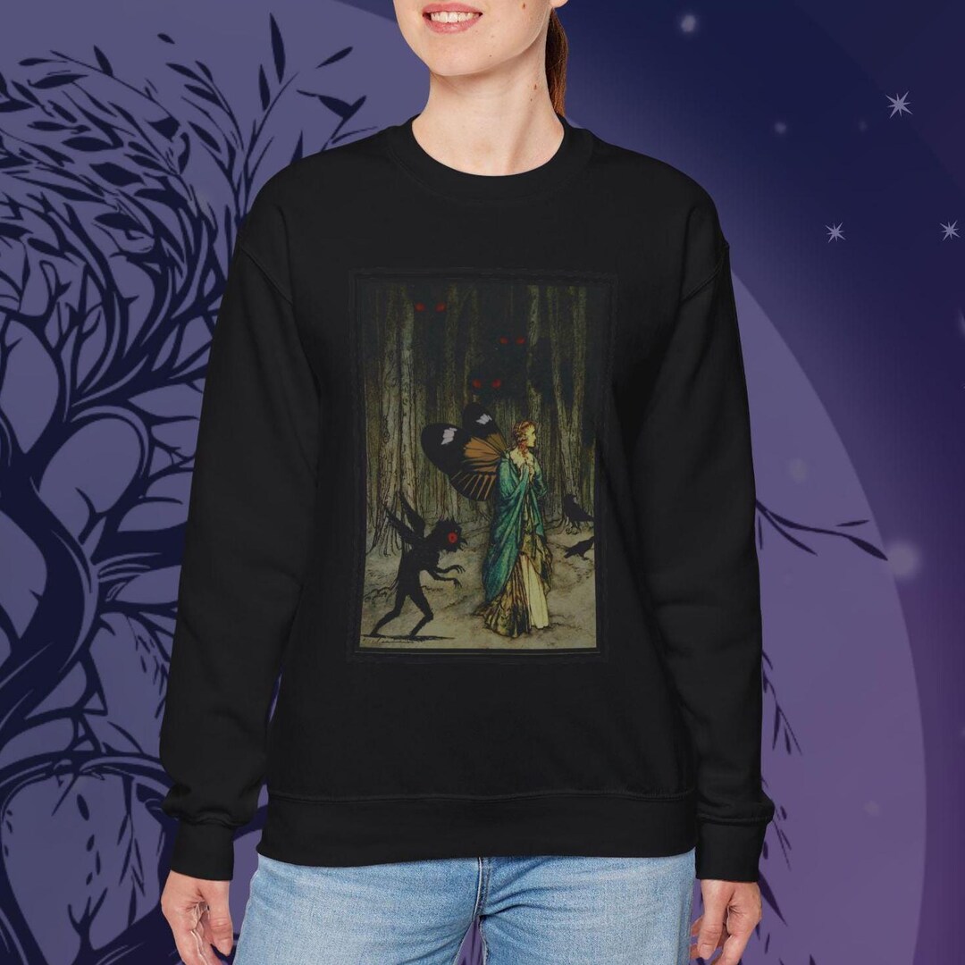 Scary Dark Forest Encounter Sweatshirt - Whimsigoth Goblincore ...