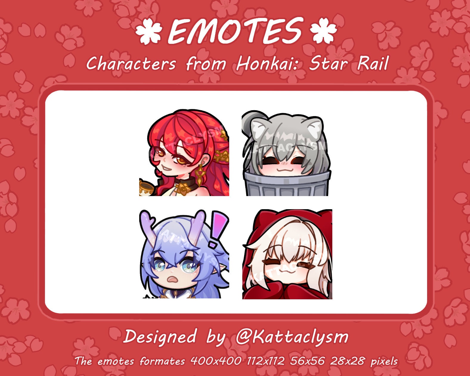 Honkai Star Rail Emotes Bailu Clara Himeko MC / Discord / - Etsy France