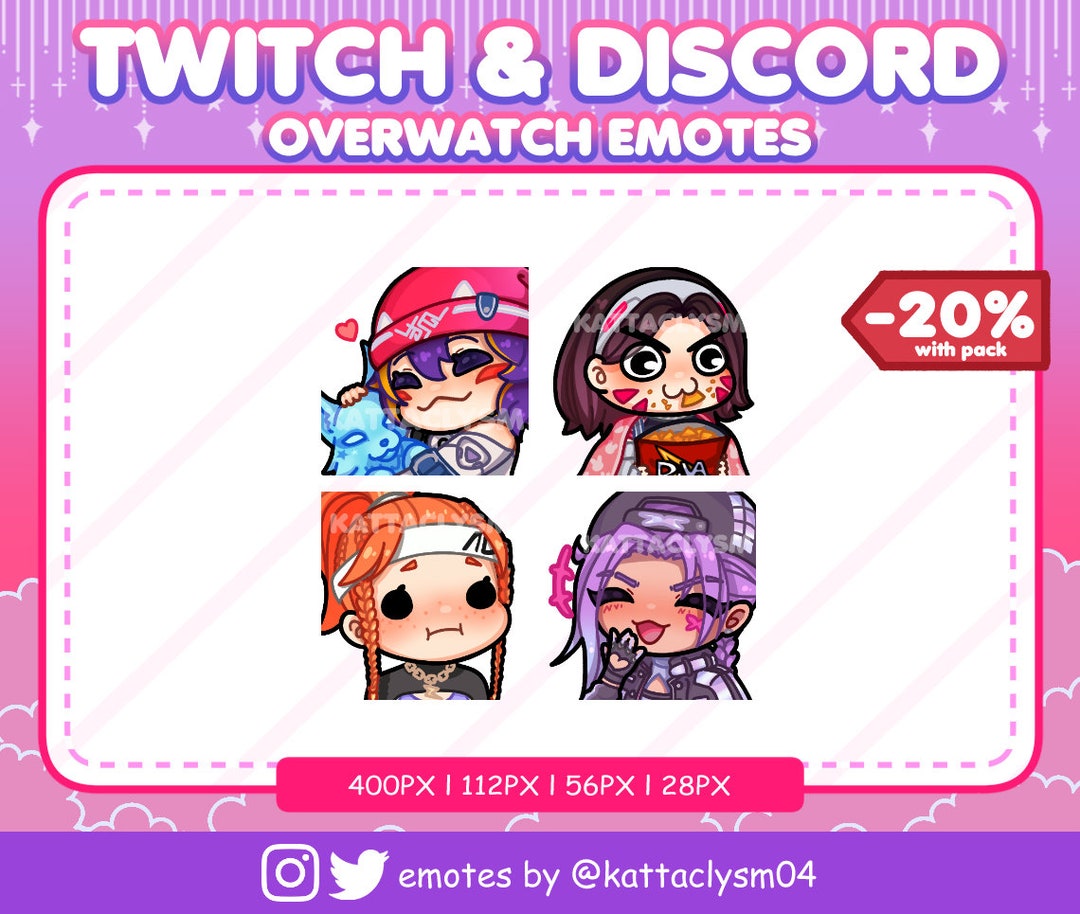 Overwatch Le Sserafim Emotes Twitch / Discord - Etsy