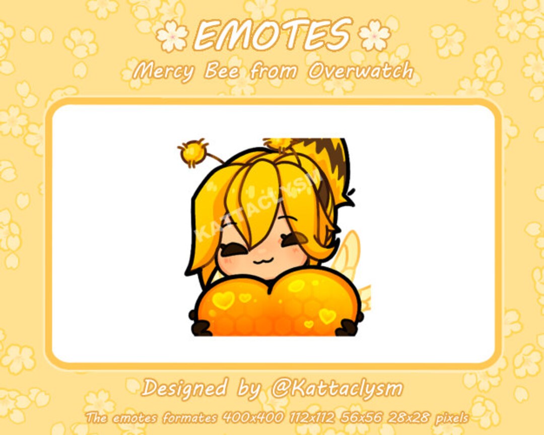 Overwatch Honey Bee Mercy Emote / Twitch / Discord / - Etsy Australia