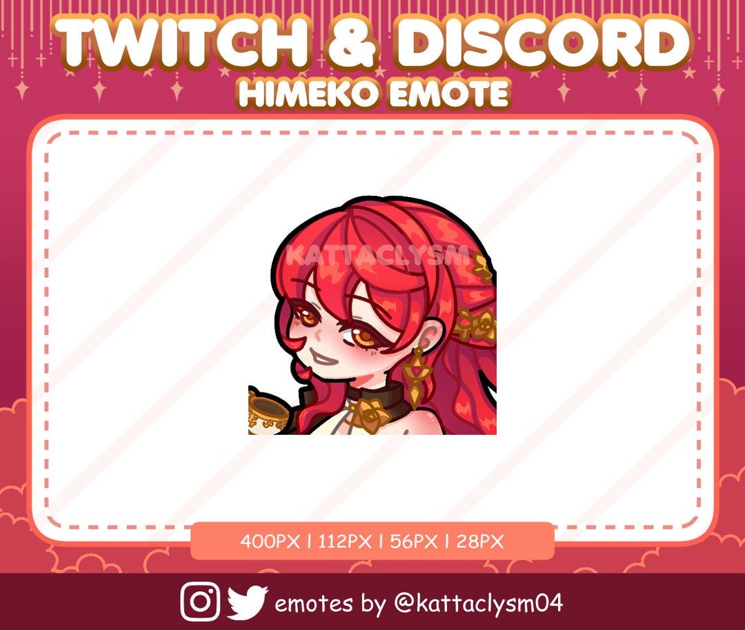 Honkai Star Rail Himeko Emote Twitch/discord - Etsy