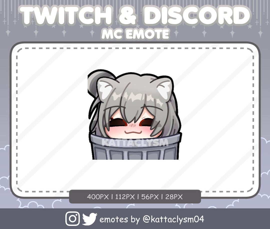 Honkai Star Rail MC Raccoon Emote Twitch/discord - Etsy