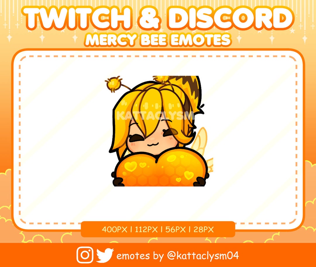 Overwatch Honey Bee Mercy Emote / Twitch / Discord / Valentine's Day - Etsy