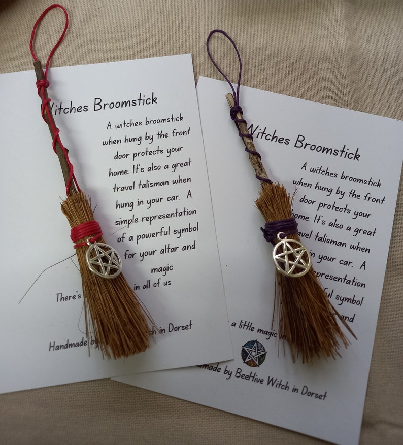 Mini Broomstick, Besom, Protection, Talisman, Wicca - Etsy