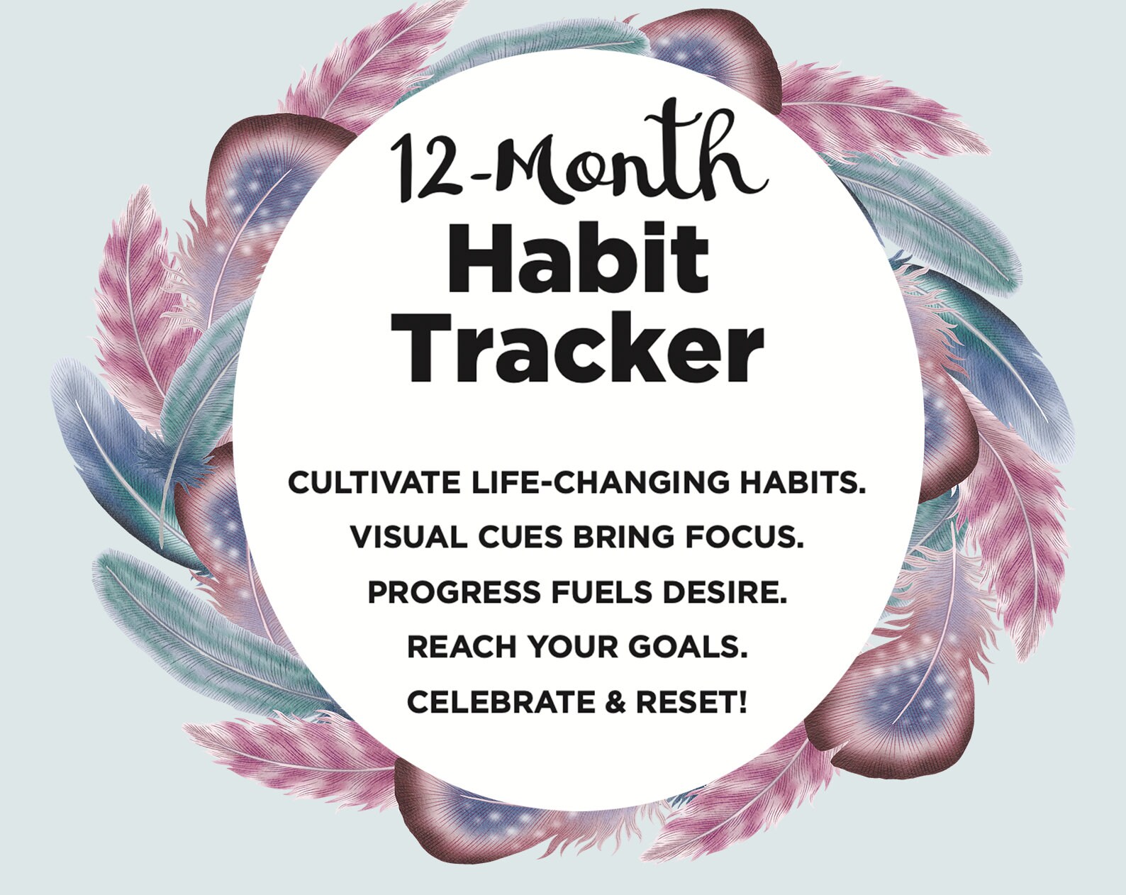 Circle Daily Habit Tracker Printable, Journal PDF in Sizes A4, A5 ...