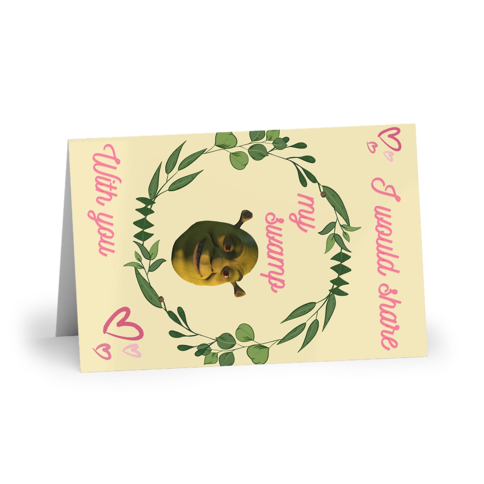 Shrek | I Would Share My Swamp With You Card | Shrek Valentine's Card ...