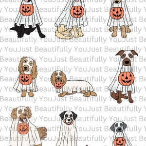 Spooky Ghost Dogs SVG / PNG - Etsy