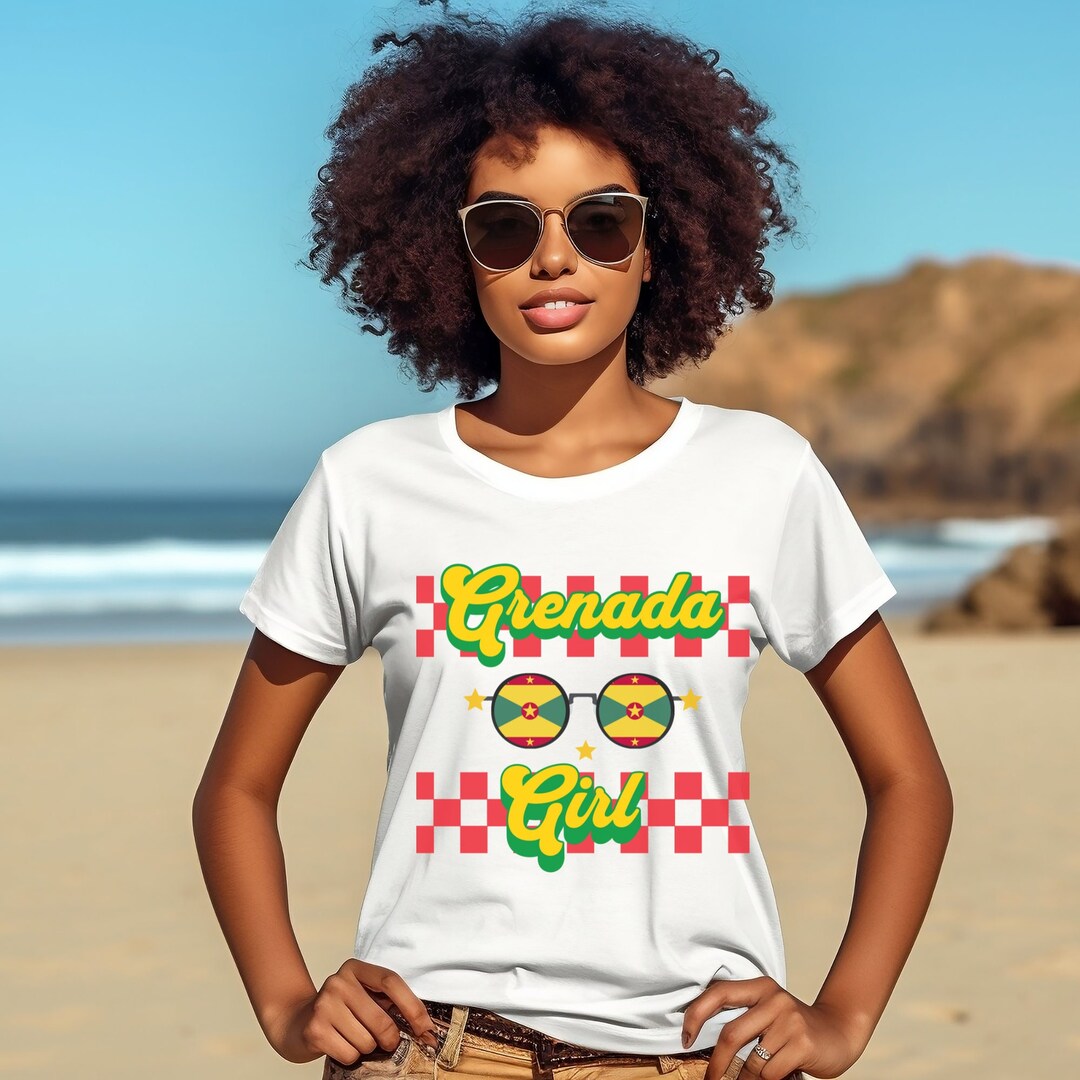 Grenada Girl Shirt, Island Pride Tee, Vacation Souvenir - Etsy