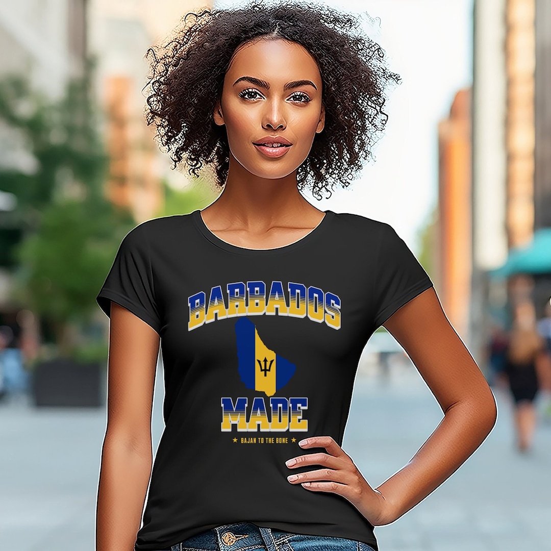 Barbados Map Shirt, Barbados Pride T-shirt, Barbados Flag Shirt, Bajan ...