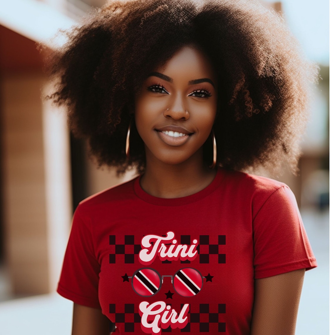 Trinidad and Tobago Shirt, Trinidad and Tobago Flag Shirt, Trini Girl ...