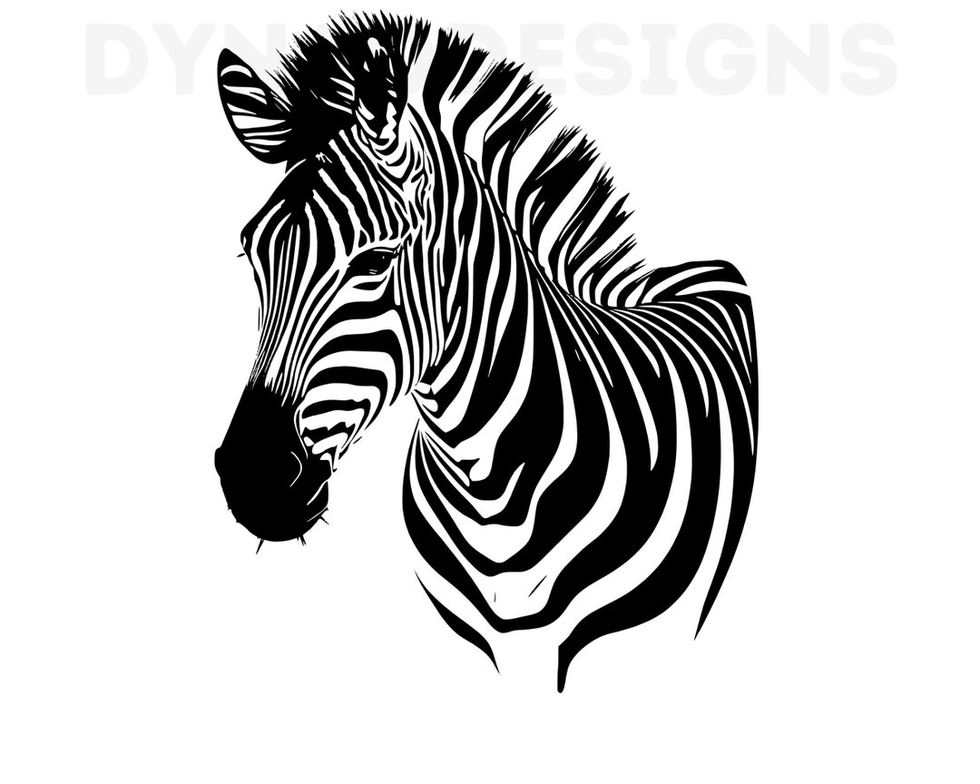Zebra Svg, Zebra Clipart, Zebra Png, Zebra Head, Zebra Cut Files for ...