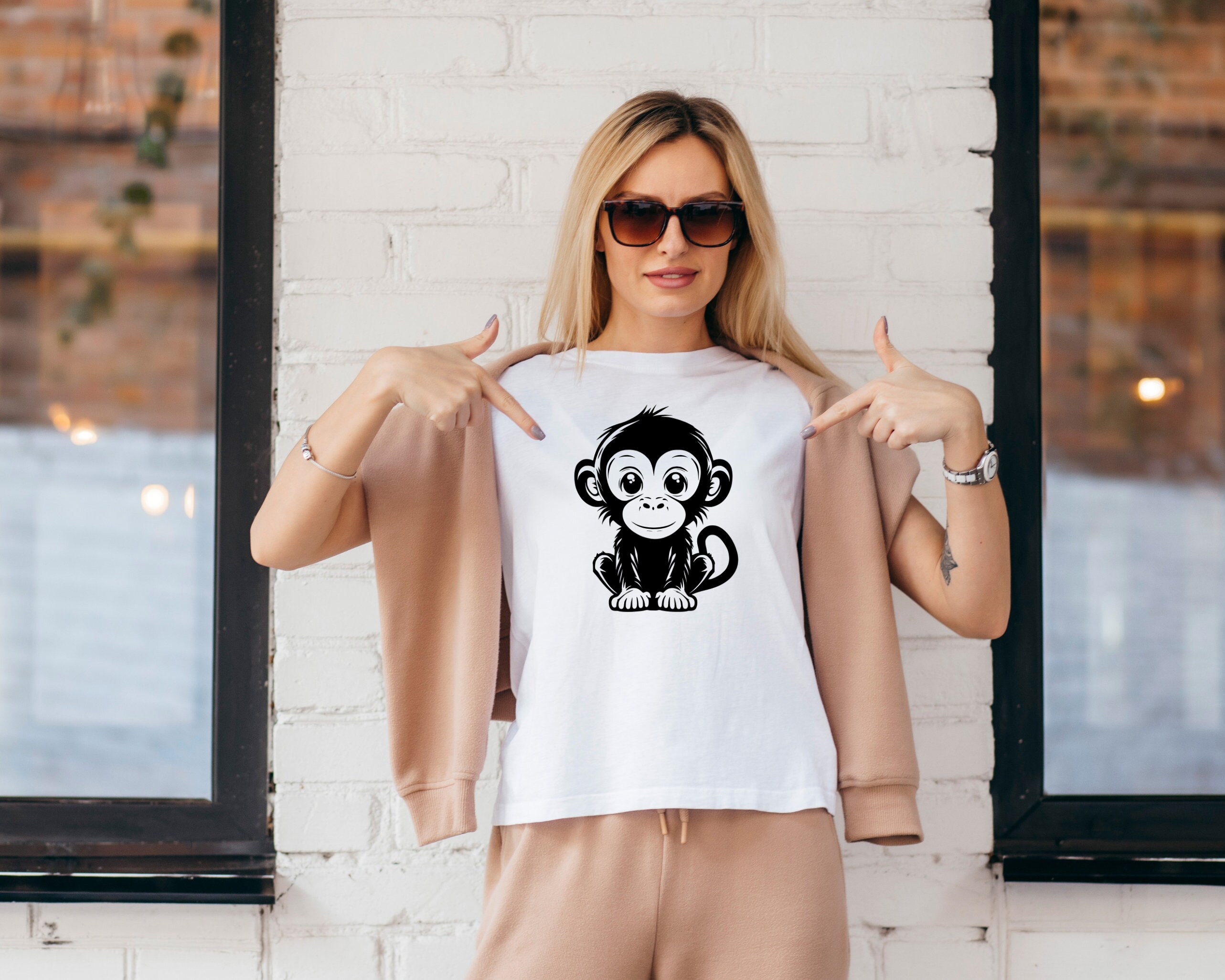 Monkey Svg Monkey Clipart Monkey Png Monkey Head Monkey - Etsy UK