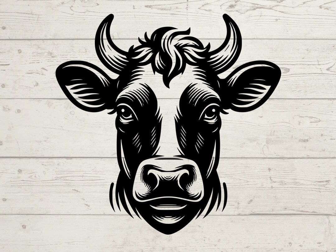 Cow Svg, Cow Clipart, Cow Png, Cow Head, Cow Cut Files for Cricut , Cow ...