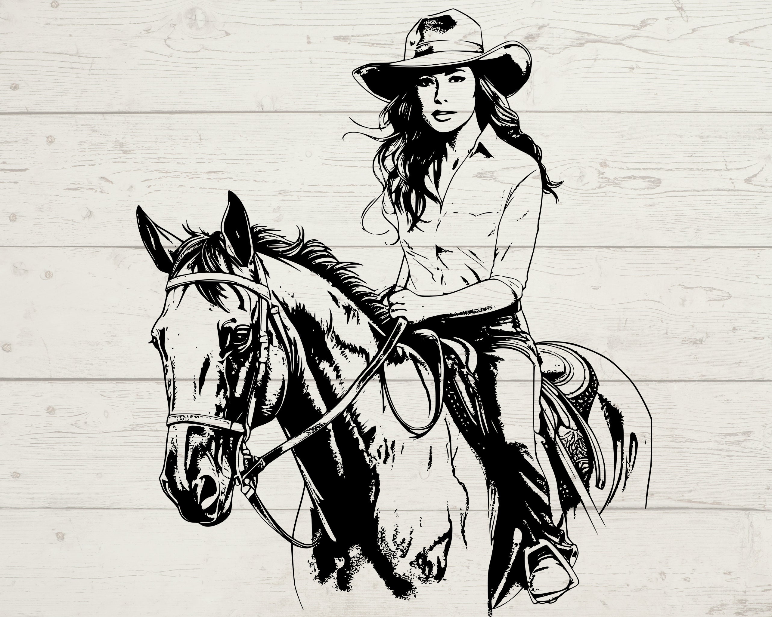 Western Svg Cowgirl Svg Western Png Cowgirl Png Vintage - Etsy