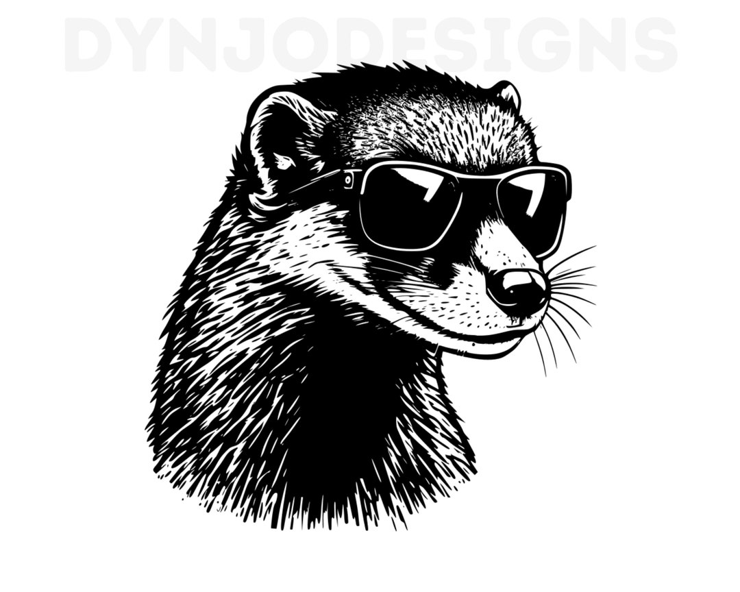 Mongoose With Sunglasses Mongoose Svg Summer T-shirt - Etsy