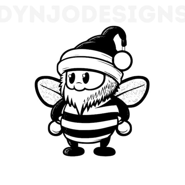 Santa Bee - Etsy