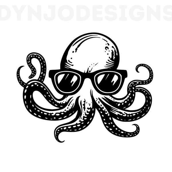 Octopus Svg - Etsy