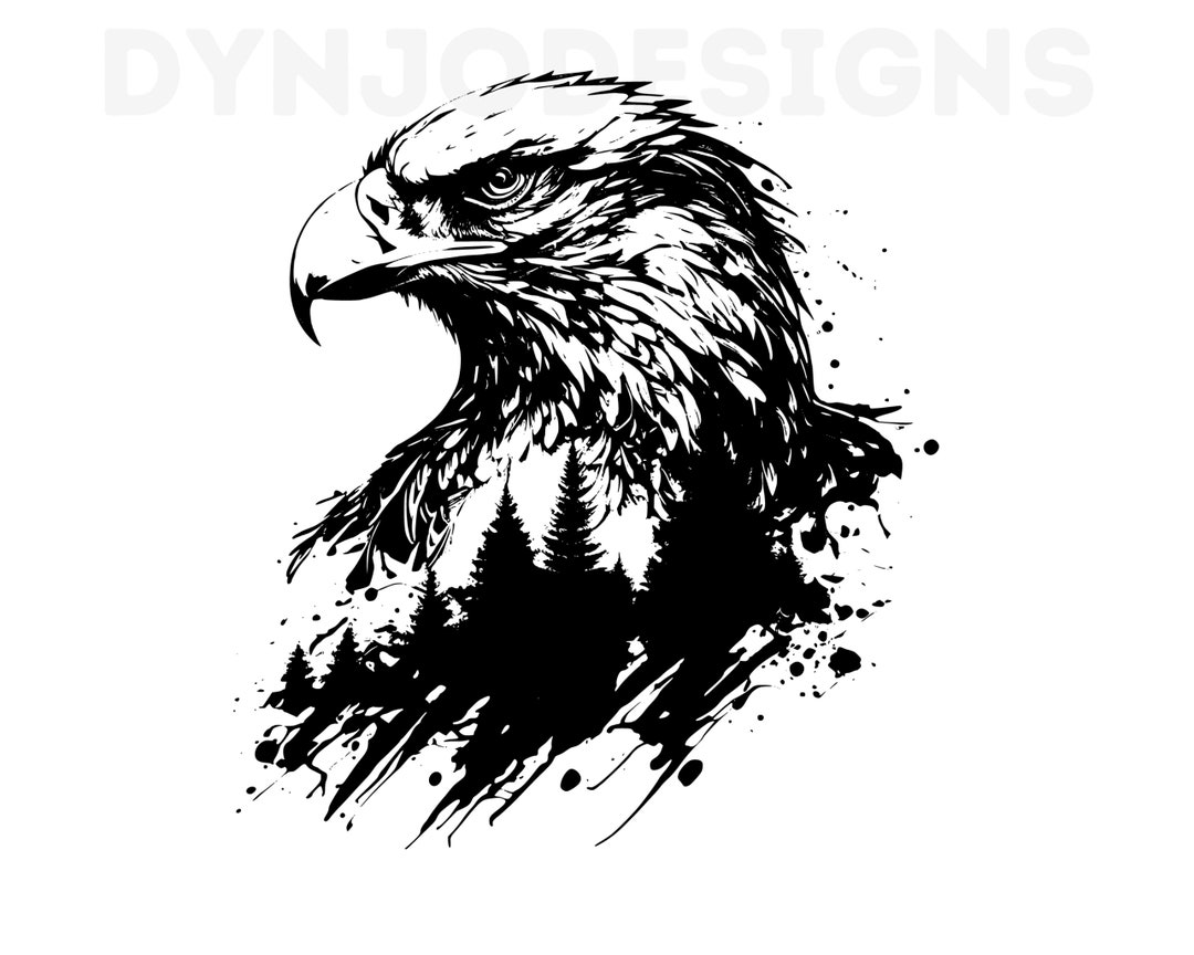 Adler SVG, Adler Clipart, Adler Png, Adlerkopf, Adler geschnitten ...