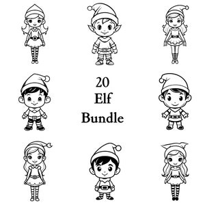 Christmas Elf Svg Bundle , Elf Svg , Cut Files for Cricut and Laser ...