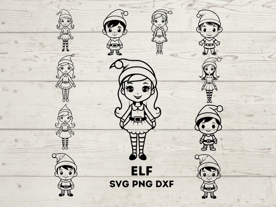 Christmas Elf Svg Bundle , Elf Svg , Cut Files for Cricut and Laser ...