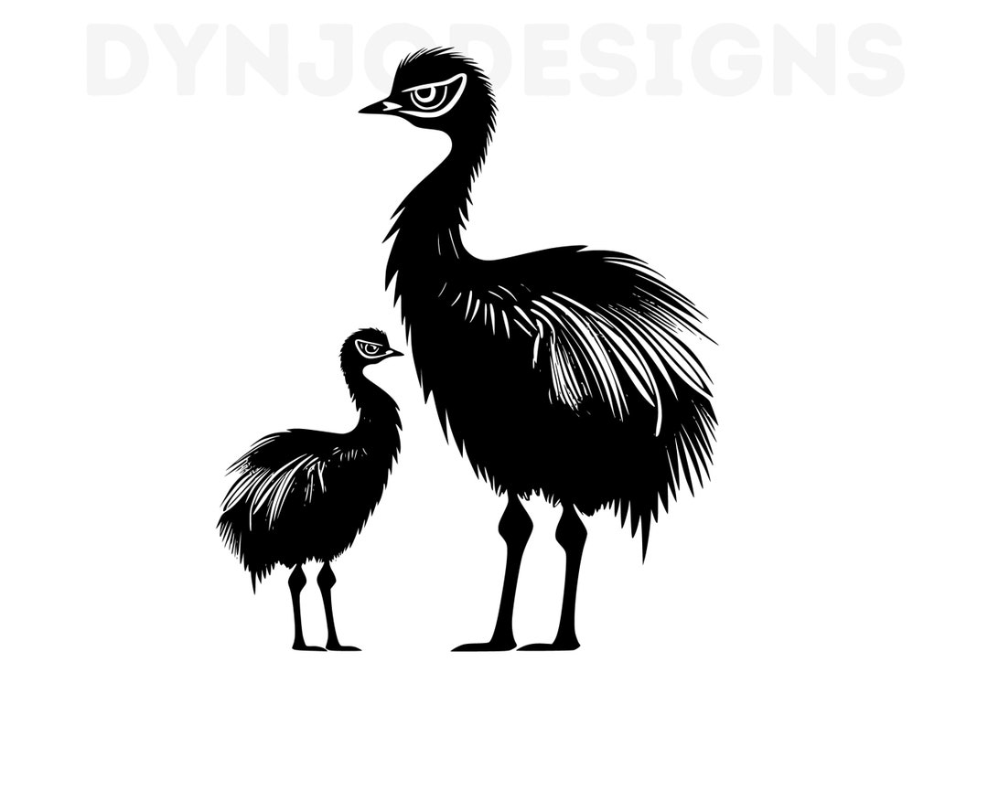 Emu Svg Emu Clipart Emu Png Emu Head Emu Cut Files for - Etsy UK
