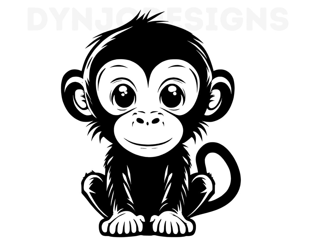 Monkey Svg, Monkey Clipart, Monkey Png, Monkey Head, Monkey Cut Files ...