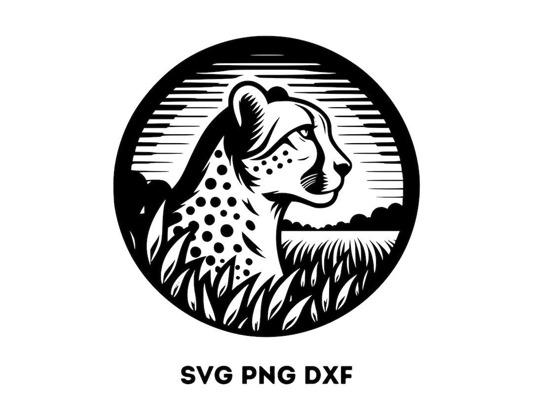 Cheetah Svg, Cheetah Clipart, Cheetah Png, Cheetah Head, Cheetah Cut ...