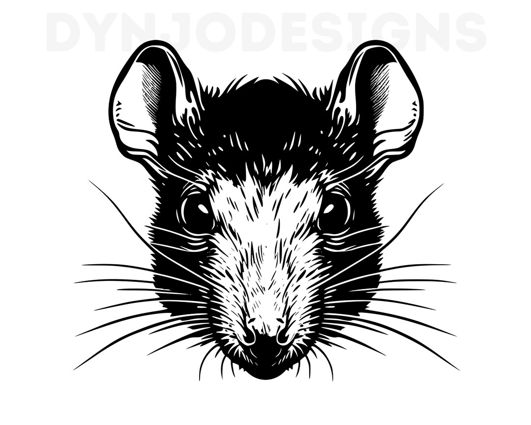 Rat Head , Rat Svg , Cut Files for Cricut , Laser Engraving Files - Etsy